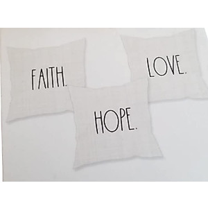 Hidd_ntr_asur_s 3pk Ivory Canvas 12x12 Hope Faith and Love Pillows