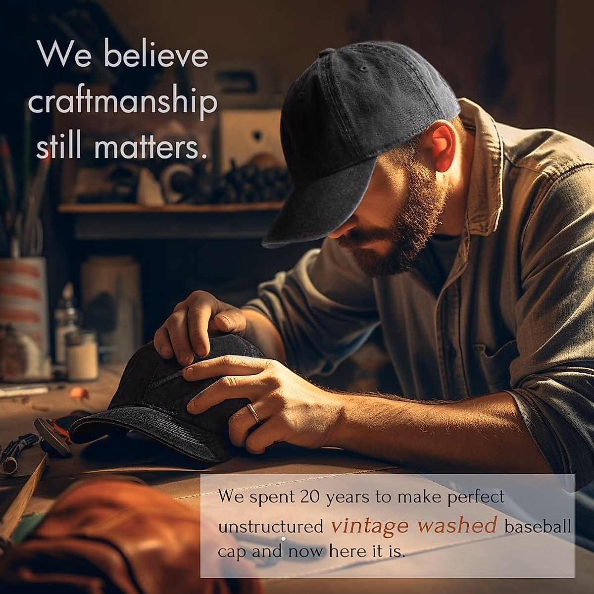 FURTALK Unisex Vintage Washed Unstructured Baseball Cap 100% Washed Cotton Soft Cap Adjustable Unisex Baseball Hat Dad Hat