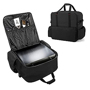SAMDEW 17 Inch Tabletop Griddle Carry Bag, Outdoor Griddle Cover Compatible with 17 Inch Tabletop Griddle with Hood, Portable Griddle Storage Case for Tabletop Griddle 17-Inch with Hood, Bag Only