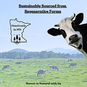 Handmade NAKED TALLOW BALM | 1 Ingredient - 100% Grass Fed Tallow | Whole Body & Face | Whipped & UNSCENTED for Sensititve Dry Skin, Babies, Eczema, Psoriasis, Rosacea (2oz)