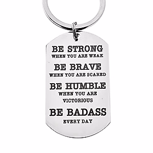 MOM & THREE DAUGHTERS US Air Force Keychain – Inspirational Military Keychain for Men and Women – Perfect Military Gifts for Deployed Military, Graduation, or Retirement – Silver-Toned Charm