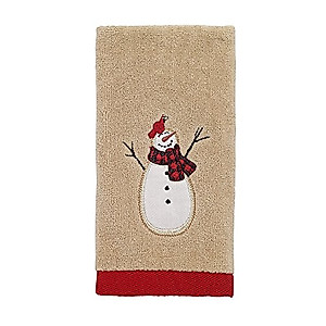 Avanti Snowmen Gathering Fingertip Towel