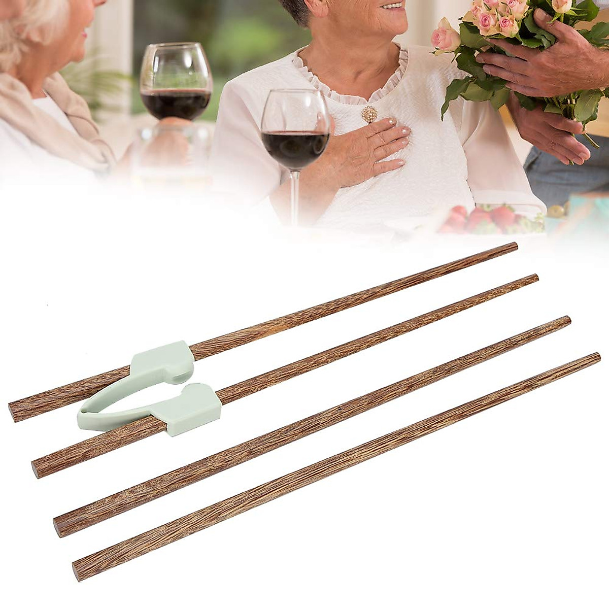 Anti Slip Chopsticks, Elderly Eating Aids Flexible Chopsticks Reusable Dining Clothing Protectors Learning Chopsticks For Children Disabled