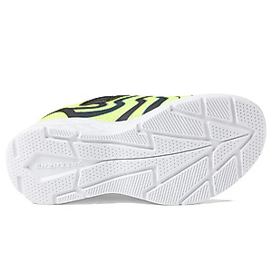 Skechers Boy's Microspec II - Troms (Little Kid/Big Kid) Black/Yellow/Blue 3 Little Kid M