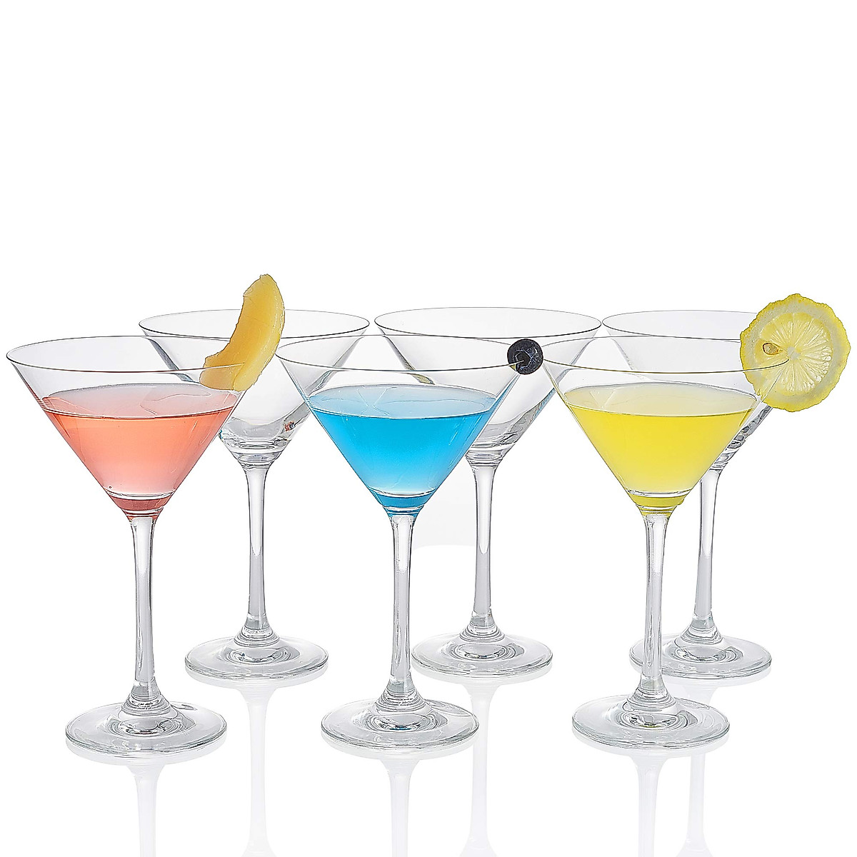 Hyperspace Cocktail Martini Glasses, Set of 6