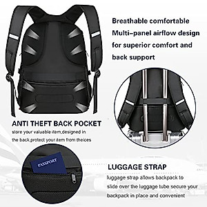 MATEIN Laptop Backpack for Women, Anti Theft 15.6 inch College School Bookbag for Girls with USB Charging Port, Backpack for Men, Large Laptop Backpack with USB Port, Travel Backpacks for Women