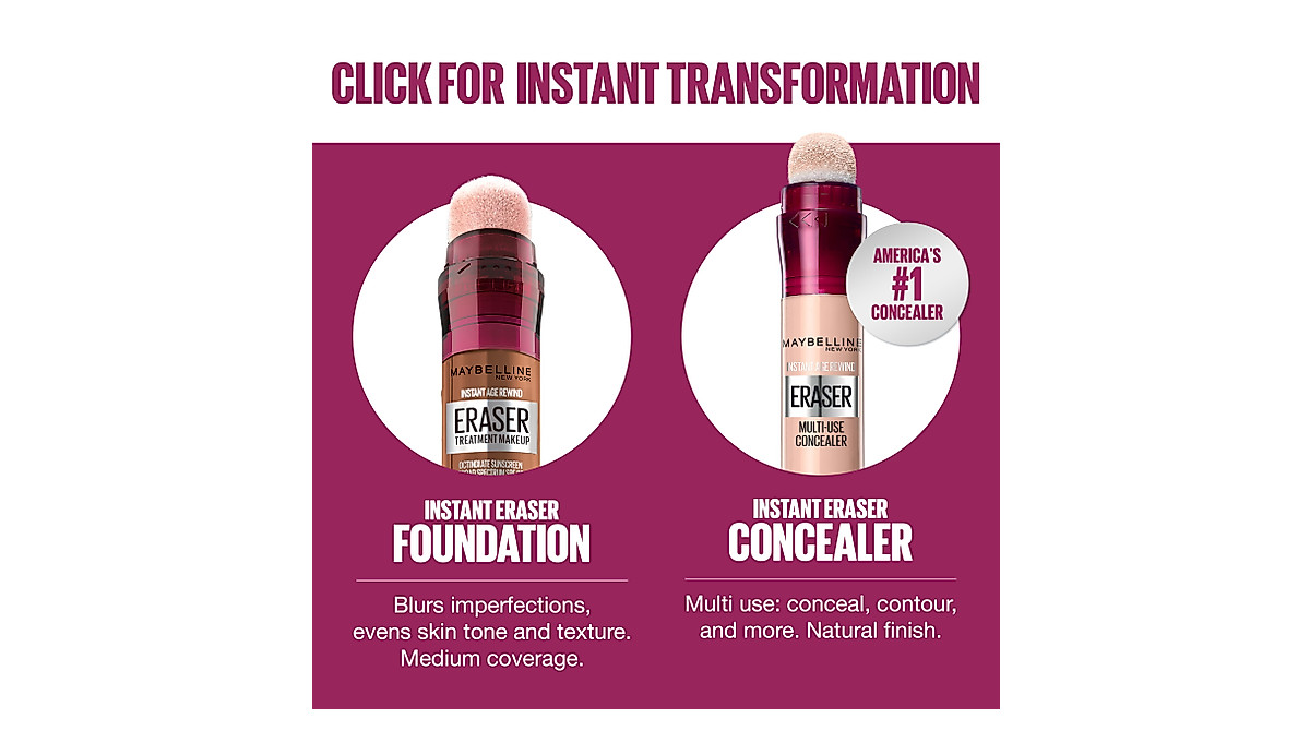 Maybelline Instant Age Rewind Eraser Foundation with SPF