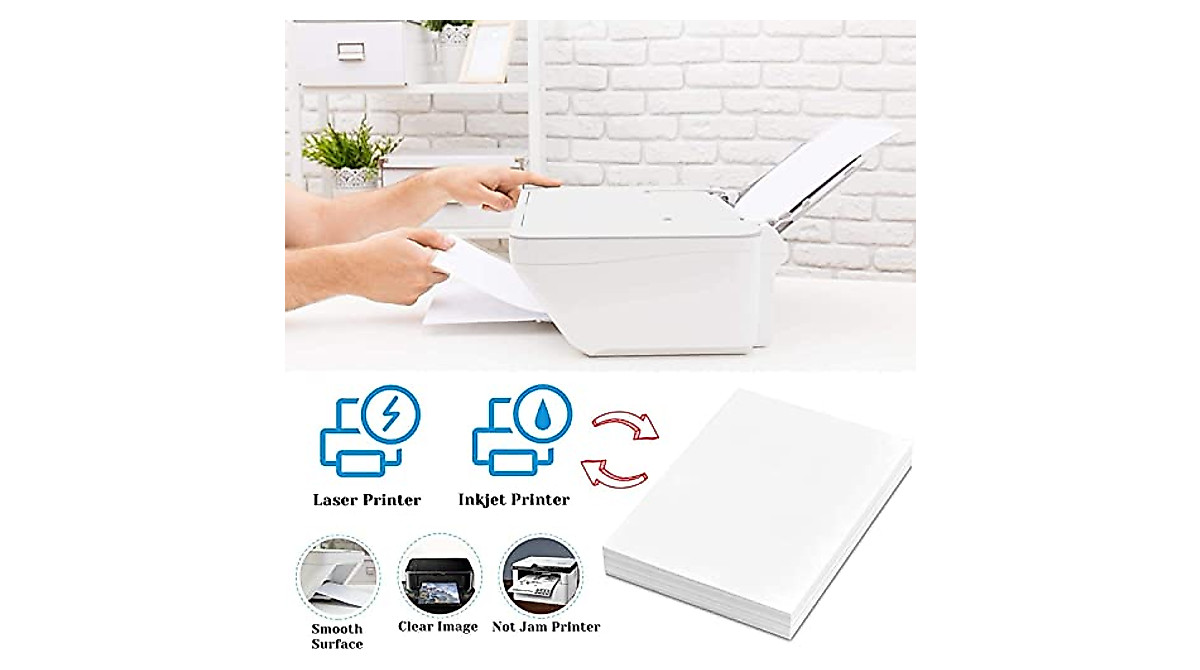 110 Sheets Translucent Printable Vellum Paper 8.5x11