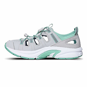 Dr. Comfort Amelia Womens Running Shoes-Athletic Shoes for Women-Diabetic Shoes with Gel Inserts-Gym and Hiking Shoes, Grey 10 Wide (C/D)