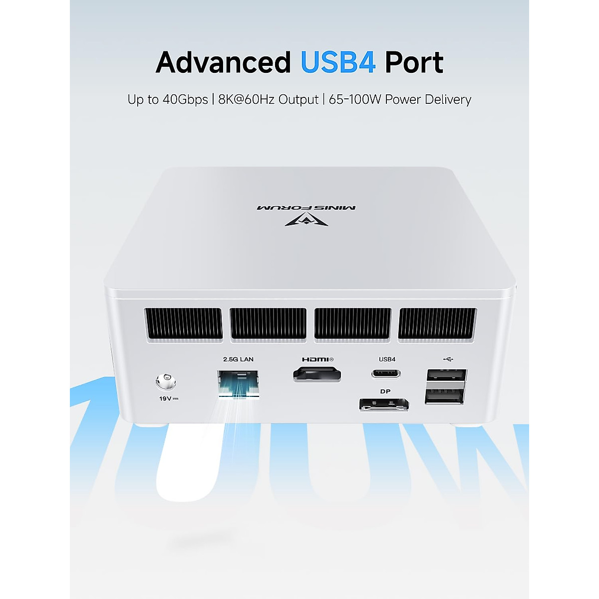 MINISFORUM UM870 Slim Mini PC AMD Ryzen 7 8745H 8C/16T Desktop Computer 32GB RAM 1TB SSD, HDMI/DP/USB4 8K@60Hz Output, 1X 2.5G RJ45 Port, 4X USB Port, Dual Band WiFi, AMD Radeon 780M Graphics