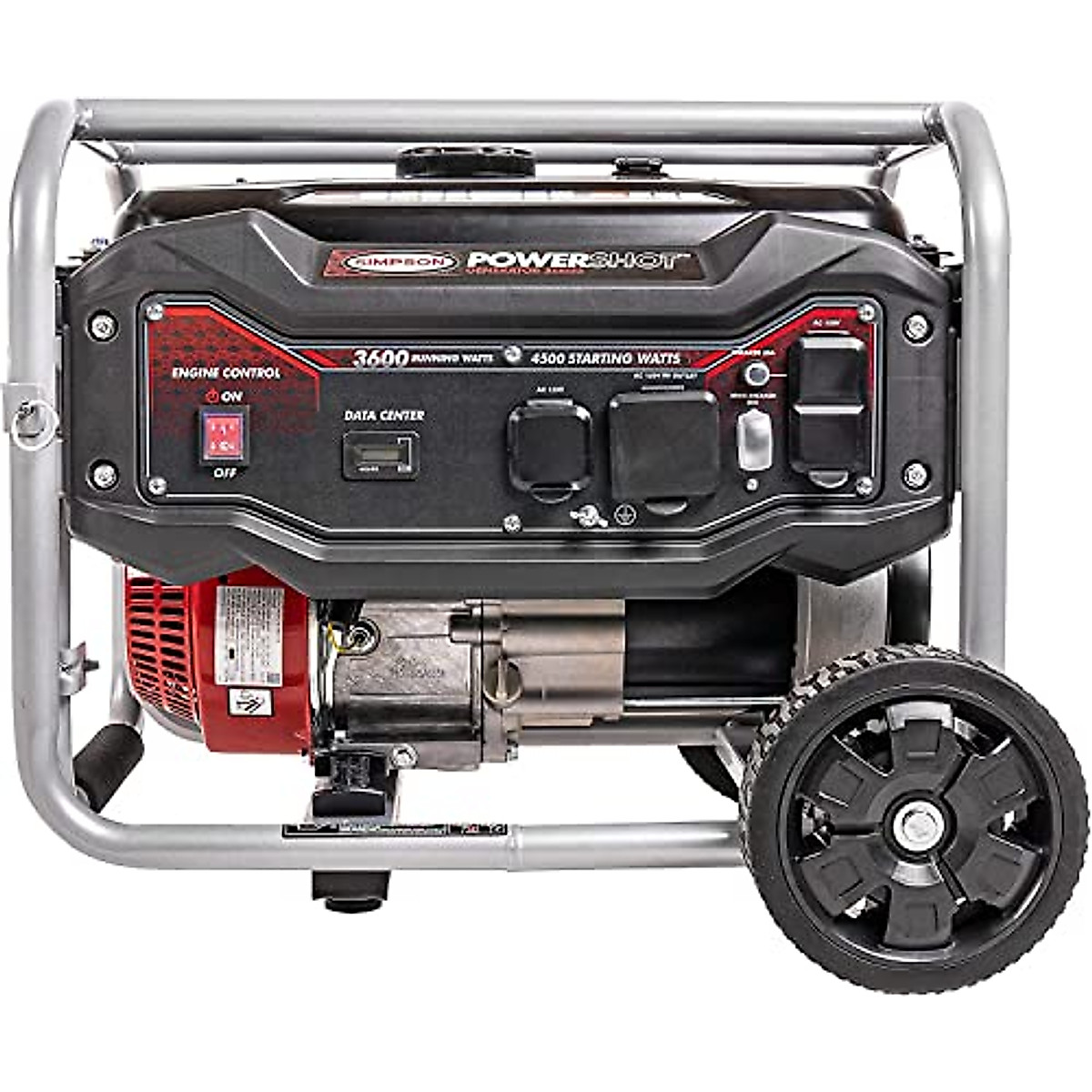 SIMPSON Cleaning SPG3645 Portable Gas Generator and Power Station for Camping, RV, Home Use, Construction, and More, 3600 Running Watts 4500 Starting Watts