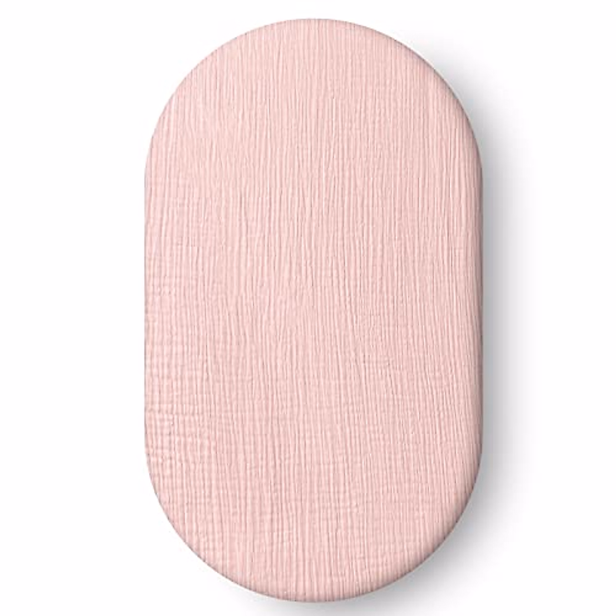 Ultra Soft Muslin Bassinet Sheet for Baby Girl and Boy,Breathable Organic Cotton Bassinet Sheets Fitted for 30’’x16’’ Standard Bassinet (Pink)