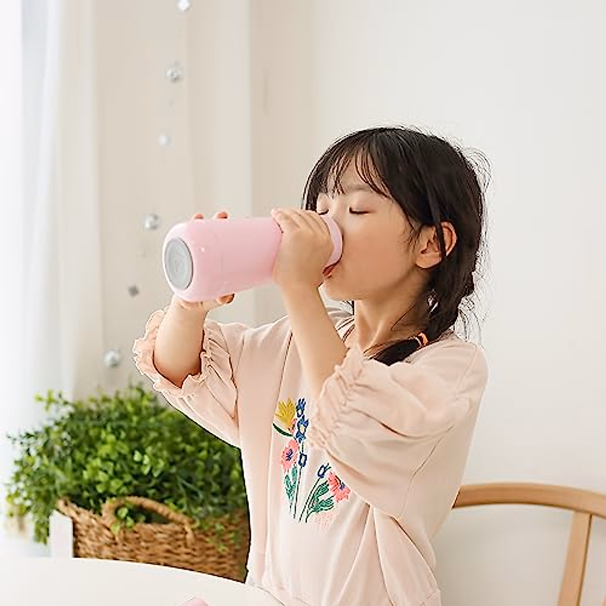 PILEUS INSULATED THERMOS WATER BOTTLE 12oz-14H Hot & 58H Cold, 7Layer Insulated Cap, Double Wall Insulation Vacuum Structure, Medical Grade StainlessSteel304(18/8) BPA-Free Tritan, Food Grade Silicone