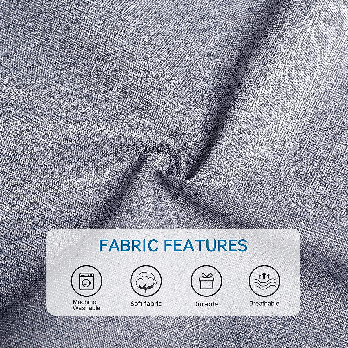 banflower Bed Wedge Pillow for Headboard Multi-Use Bolster Pillow Bed Gap Filler (0-6") Between Mattress and Headboard or Wall (Gray Twin 39"x10"x6")