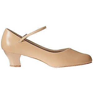 Capezio Women's Medium Cassie Jr. Character Shoe, Caramel, 12