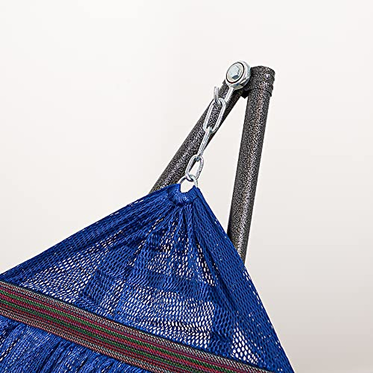 Best Home Fashion Hammock with Collapsible Steel Stand & Carrying Case, Portable & Adjustable, Perfect for Camping Beach Summer Patio, EZ Daze Foldable Hammock with Stand - Navy