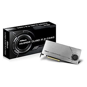 Asrock Hyper Quad M.2 Carte et adaptateur d'interfaces Interne