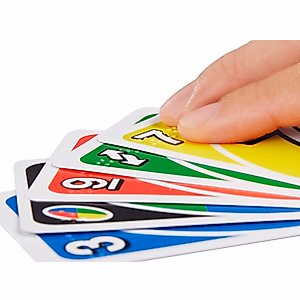 Mattel Games UNO Braille Card Game for Kids & Adults with Cards Specially Designed for Blind and Low-Vision Players