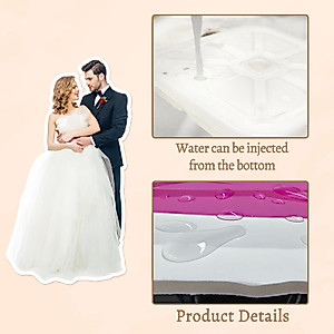 Custom Life Size Cardboard Cutout Personalized Picture Card Board Cut Outs Life-Size Funny Stand Up for Wedding, Graduation, Birthday, Christmas, Anniversary 1-6 ft