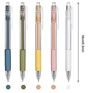 AUAUY Knife Pen Craft Cutting Tools, 5PCS Cartoon Pattern Student Utility Knife Pen with 5PCS Cutter Head Refills, Retractable Carving Pen Knife, Precision Paper Cutter Pen for DIY Project & Art Hobby