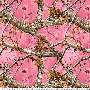 Realtree Edge® Colors Pink Camouflage Anti-Pill Fleece Fabric by David Textiles, 1.5-Yard PRECUTS, RTI-A-0001-9A-1-FC
