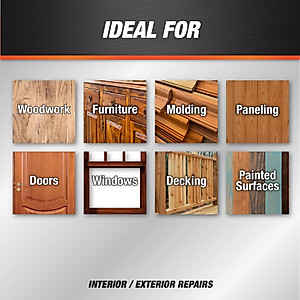 DAP 541 Series 00541 1/2pt Natural Plastic Wood-X w/Drydex, 1/2 Pint