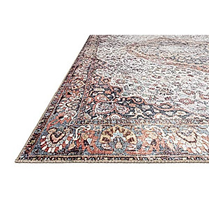 Loloi II Wynter WYN-01 Red/Multi Traditional Area 7'-6" x 9'-6"