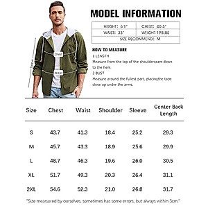 COOFANDY Mens Long Sleeve Button Up Shirt Shacket Fashion Corduroy Shirt Jacket Winter Work Shirts