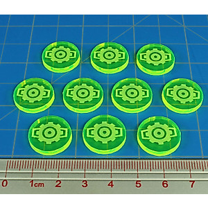 LITKO Space Fighter 2nd Edition Tokens | Compatible with Star Wars: X-Wing Miniatures Game | Pack of 10 (Calculate Tokens)