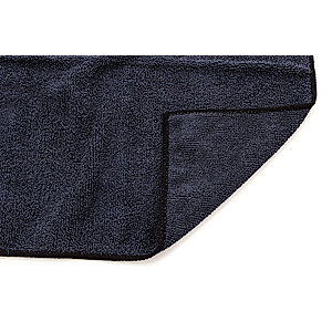 Real Clean 16x16 300GSM Premium Black Microfiber Towels (Pack of 10)