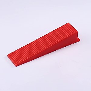 500 Pcs Reusable Leveling Wedges, Tile Leveling System Wedges For 1/8" spacers, 1/16" spacers, 1/32" spacers,for Tile Leveler Installation (500, red)