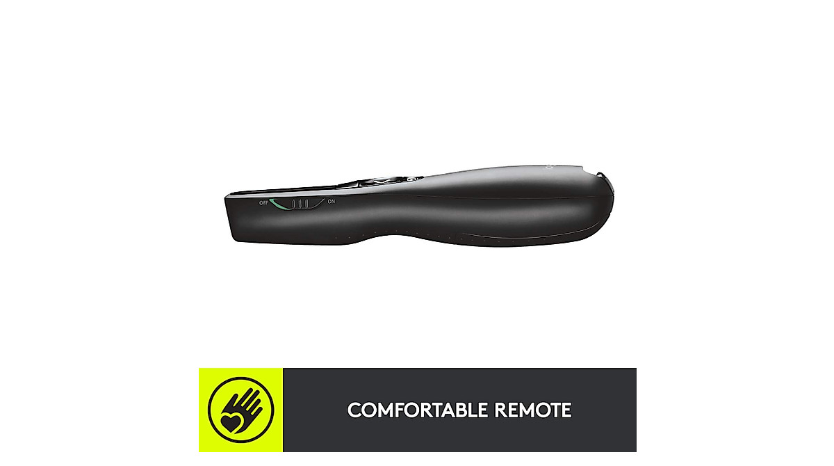 Logitech R800 Wireless Presenter with Green Laser & LCD Timer