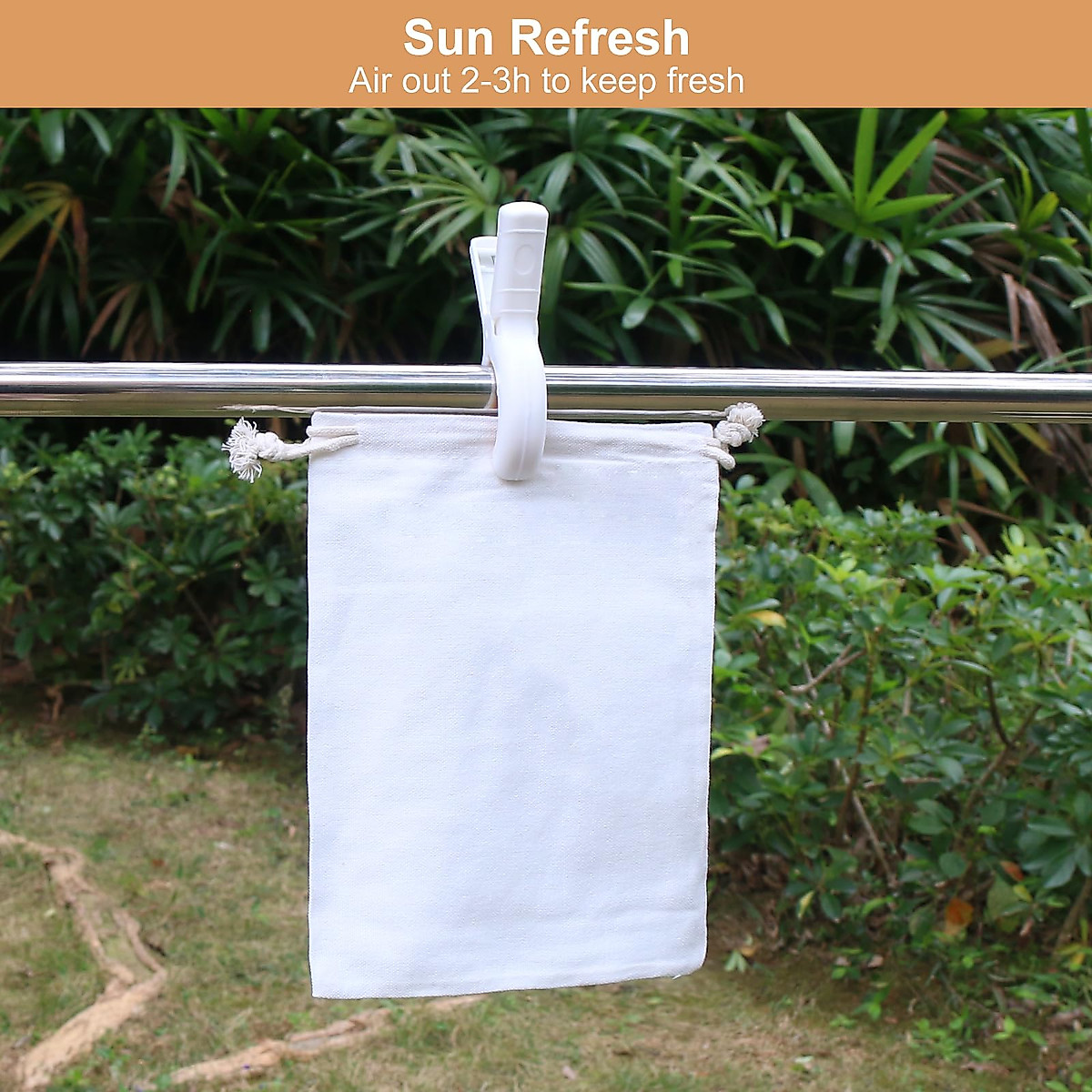 SumDirect 20Pcs Cotton Muslin Bags,White Small Lightweight Gift Bags Breathable Pouches with Drawstring Reusable Packing Storage Bags for Wedding, Party, Birthday (6x8inch)