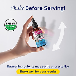 Cat & Dog UTI Treatment - UTI Medicine & Urinary Tract Infection Treatment for Pets - Kidney Support - Bladder Control for Dogs Incontinence - Cat UTI Remedy - Cranberry Supplement - US Made - 2fl.oz