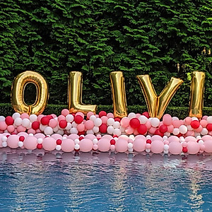 Gold Letter O Balloons 40 Inch - Big Size Jumbo Mylar Foil Helium Balloons for Birthday Party Wedding Anniversary Baby Shower Decorations/Golden O YUNSHANGMO