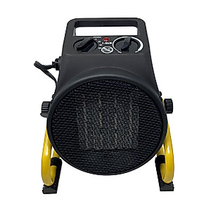 ThermPro Portable Forced Air Heater with Thermostat, 120V, 1500 Watts, 5,000 BTU, Black, PFH120160015