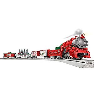 Lionel Disney Christmas LionChief 0-8-0 Set with Bluetooth Capability, Electric O Gauge Model Train Set with Remote 0.5 Liters