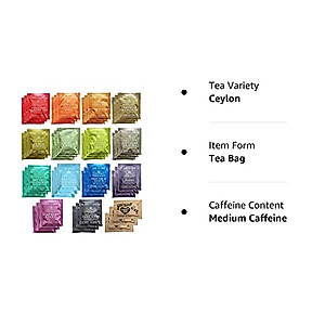 Harney & Sons Assorted Tea Bag Sampler 42 Count With Honey Crystal Packs Great for Birthday, Hostess and Co-worker Gifts