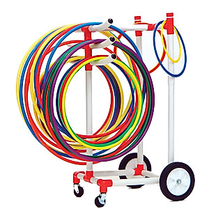 Champion Sports Heavy-Duty Plastic Hoop Cart