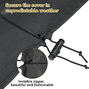 Yalissey Outdoor Swing Cover 2/3 Seater Patio Swing Cover Waterproof Swing Covers for Outdoor Furniture,Garden Swing Patio Furniture Cover Durable Waterproof UV Resistant,86.6L×49.2W×70H