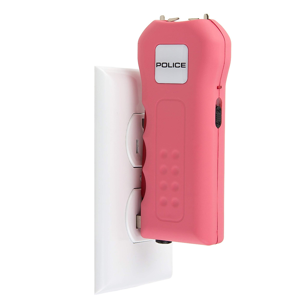 POLICE 512 Stun Gun with LED Flashlight Rechargeable, Pink