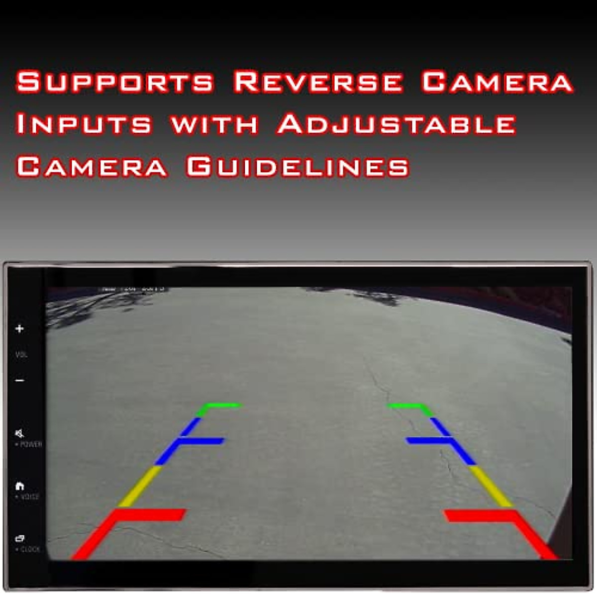 6.8" Ford F-150 (2009-2014) Double Din Car Stereo Kit with Dash Kit, Anntenna Adapter, Apple CarPlay, Android Auto, Bluetooth Naviagtion, Camera Input (Black with Steering Wheel Controls)