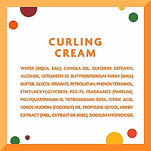 Cantu Care for Kids Paraben & Sulfate-free Curling Cream with Shea Butter, 8 oz (Pack of 3)