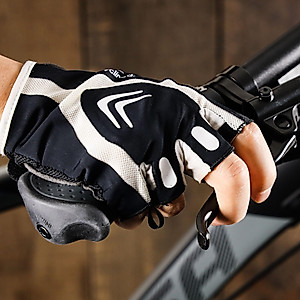 CyclingDeal Mountain Bike Grips Bicycle Handlebar Grips - Ergonomic Bike Grips Anti-Slip Design for MTB Grips - Soft Gel Bike Handlebar Grips - Quality Bike Handle Grips - Classic Grips