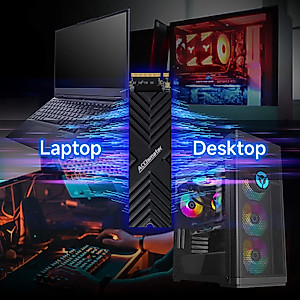 Acclamator 2TB PCIe 4x4 NVMe Read 7300 MB/s M.2 Solid State Drive Compatible with PS5 SSD Equipped with 2GB DDR4 Cache 2280 3D NAND TLC N70