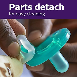 Philips AVENT Soothie Snuggle Pacifier Holder with Detachable Pacifier, Koala, 0m+, SCF347/06