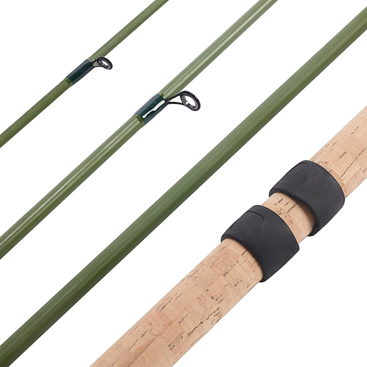 13ft 4 Pieces Carbon Fiber Sections Centerpin Float Fishing Rod Wooden Handle Steelhead Fishing Light LINE WT 6-10lbs