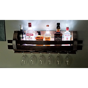 Lighted Whiskey/Wine Rack