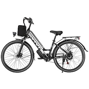 Vivi Electric Bike 500W Commuter Ebike 26" Electric City Cruiser Bicycle, 20 MPH Ebikes for Adults with 48V Removable Battery, Up to 50 Miles, Professional 7 Speed