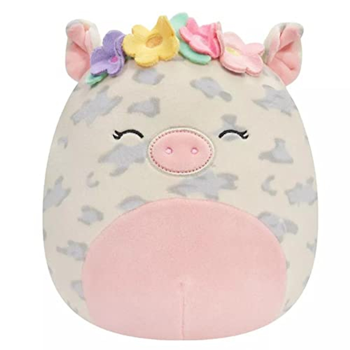 Squishmallows Rare 8-Inch Rosie The Pig with Flower Crown/Headband Plush - Add Rosie to Your Squad, Ultrasoft Stuffed Animal Large Plush Toy, Official Kellytoy Plush (doxl)